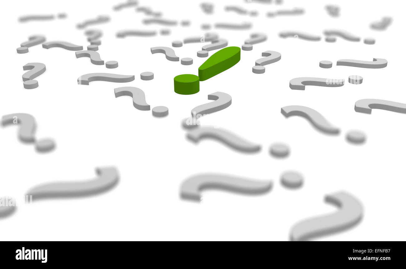 Question and answer concept Stock Photo - Alamy