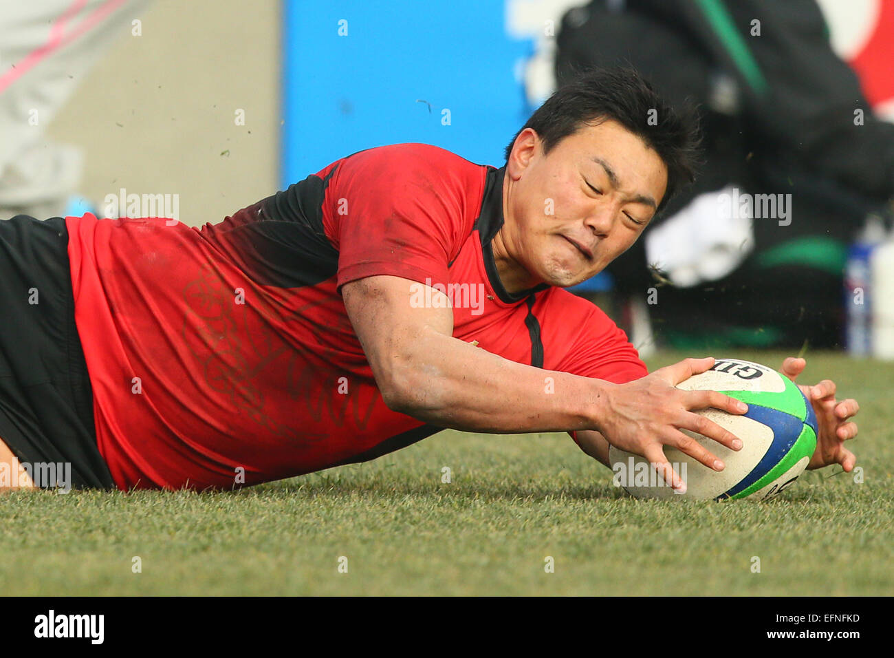 Prince Chichibu Memorial Stadium, Tokyo, Japan. 8th Feb, 2015. Seiya ...