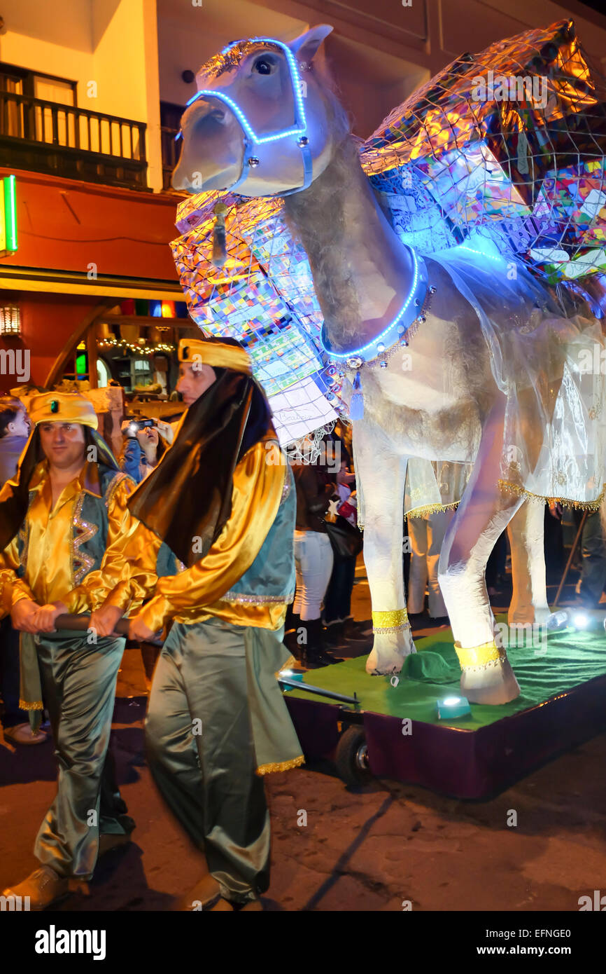 Epiphany parade, Three Kings Festival, Fiesta de Los tres Reyes Mages ...