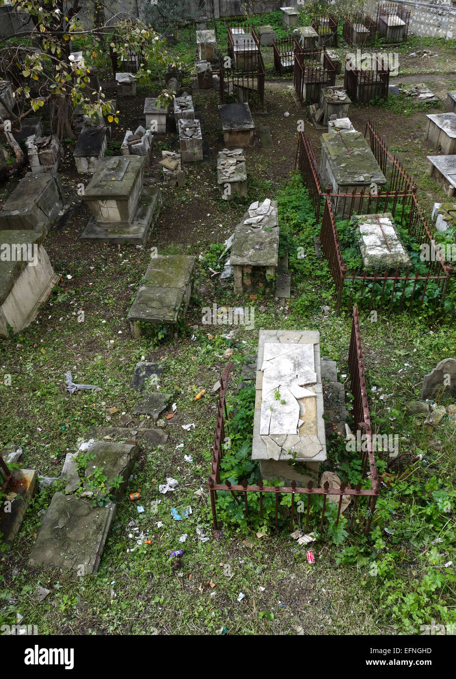 Gibraltar rock. Witham's Cemetery, Old abandoned cemetery In Gibraltar ...