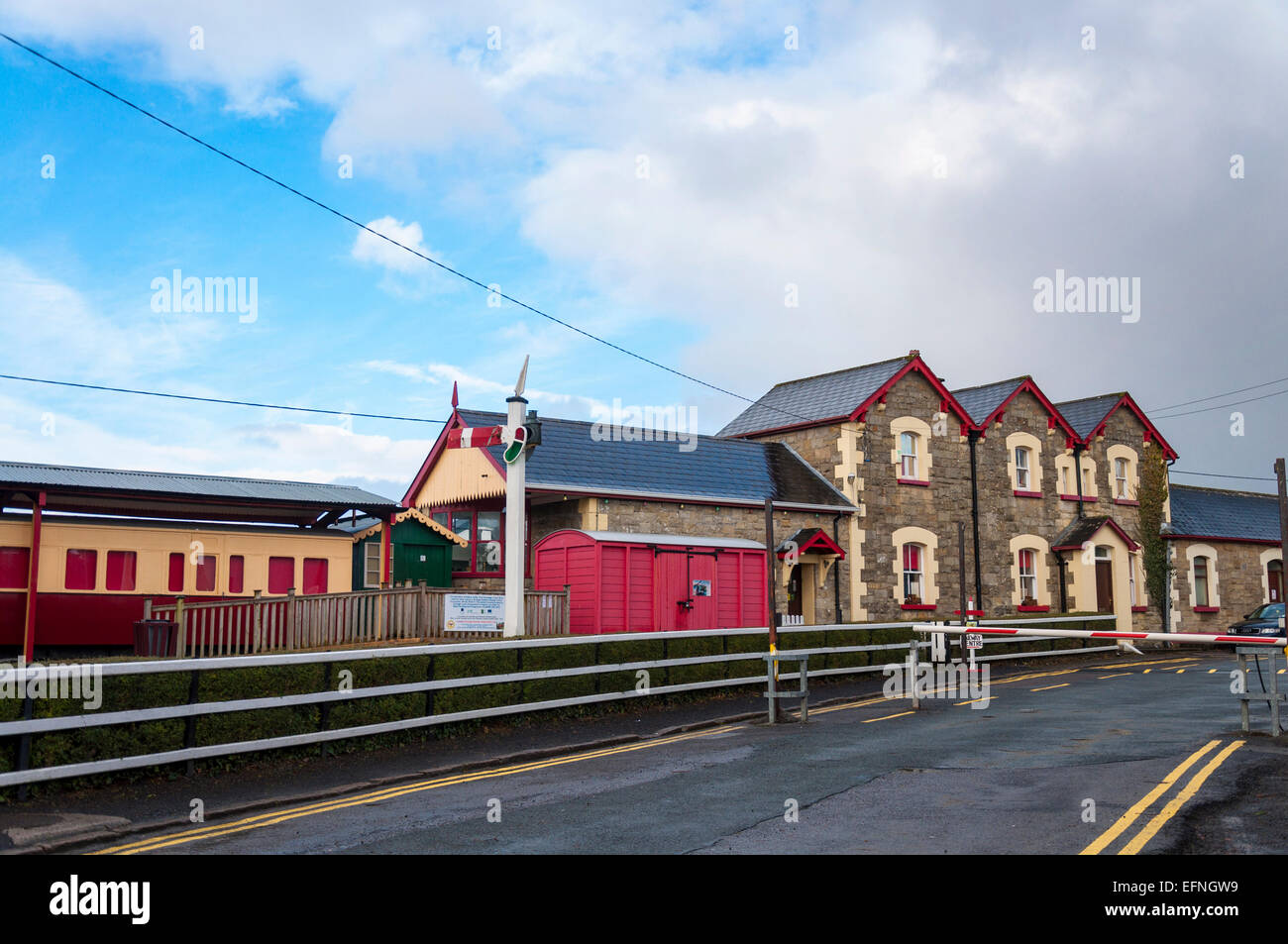 Donegal Town Railway Sation now a museum. The station opened on 16 ...