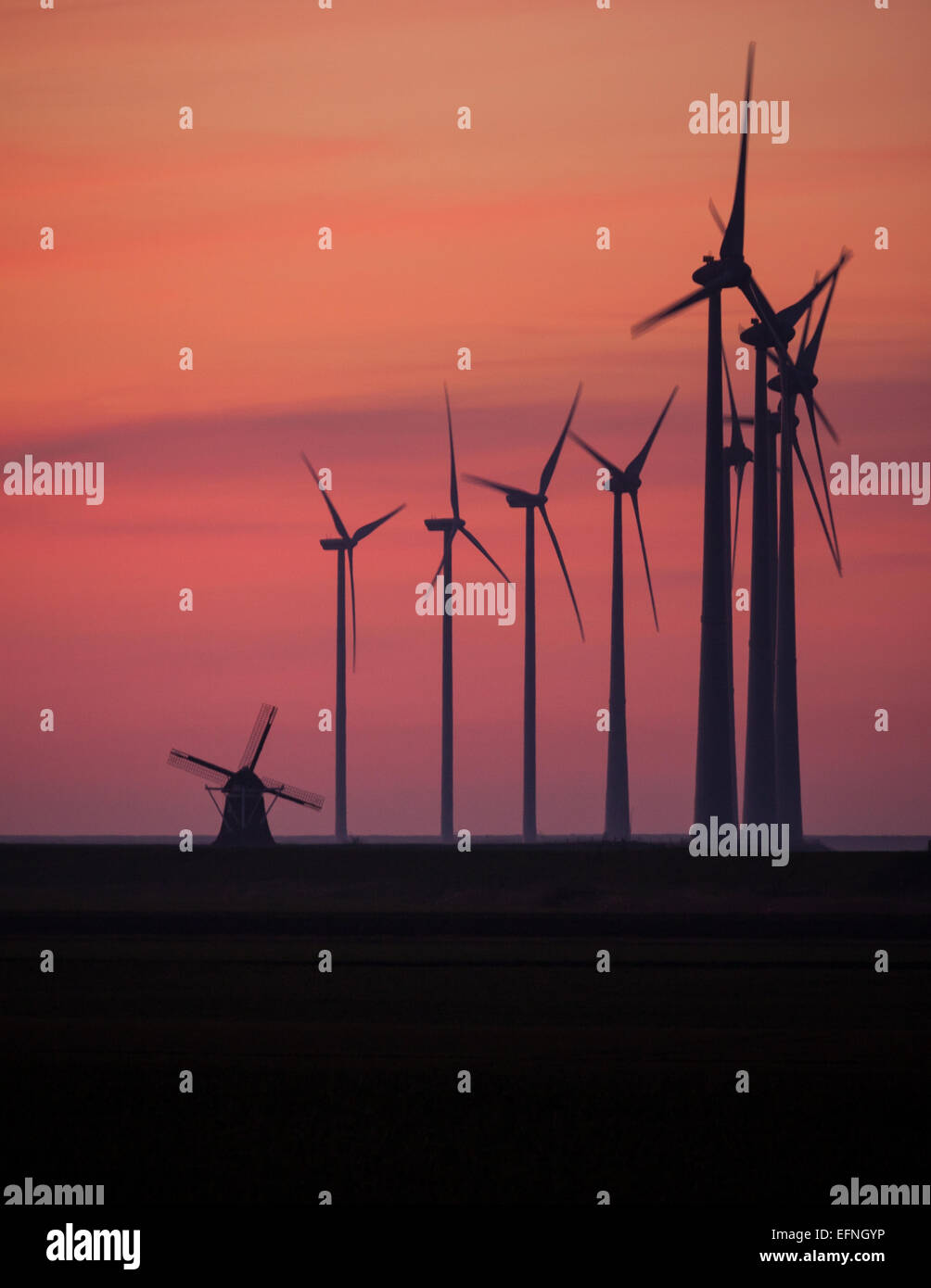 Horizontal wind turbines hi-res stock photography and images - Alamy