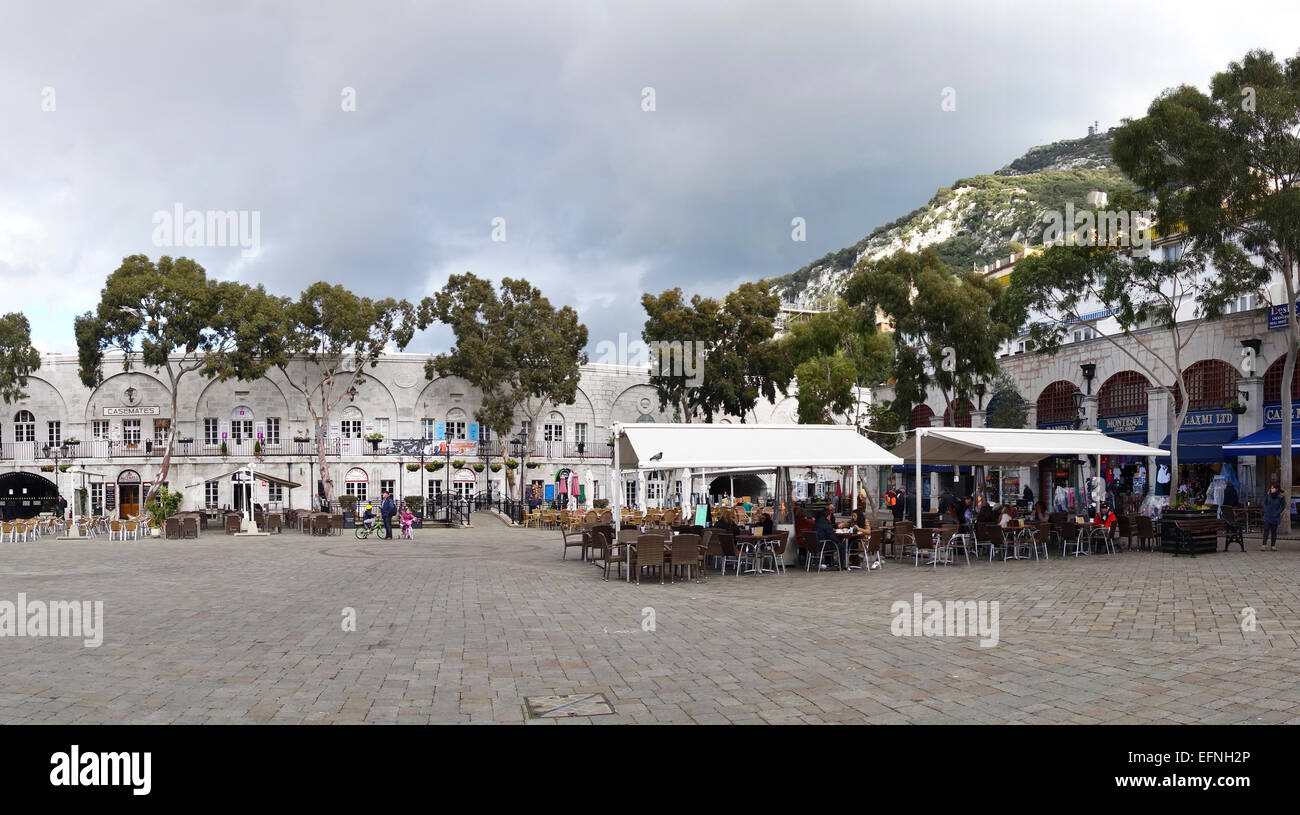 Gibraltar rock. Grand Casemates Square, Gibraltar, The Rock, overseas ...