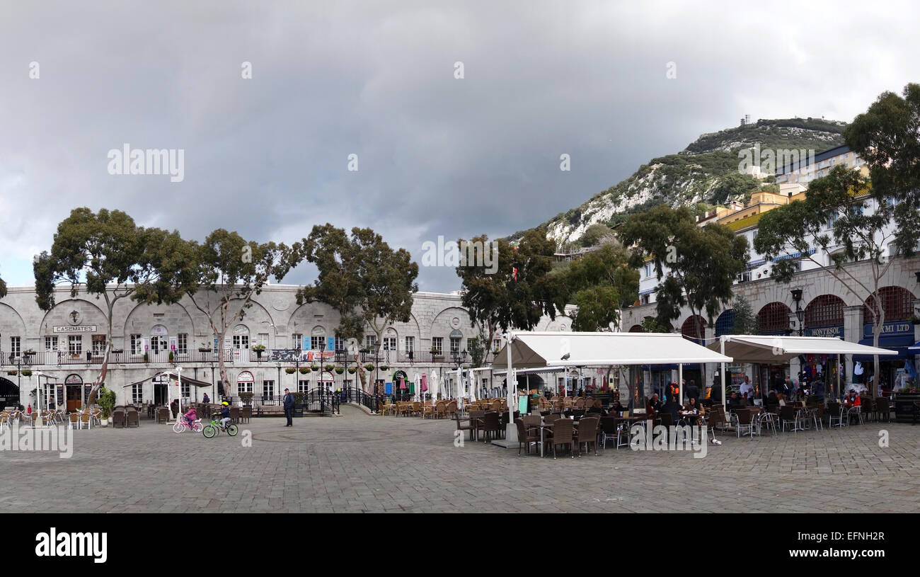 Gibraltar rock, Grand Casemates Square, Gibraltar, The Rock, overseas ...