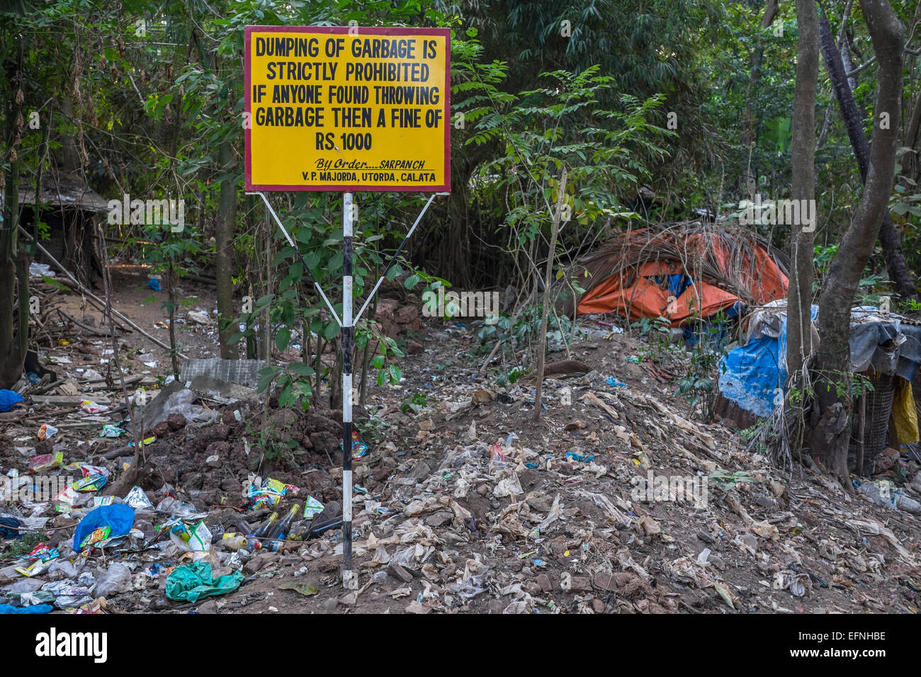 Dumping garbage hi-res stock photography and images - Alamy