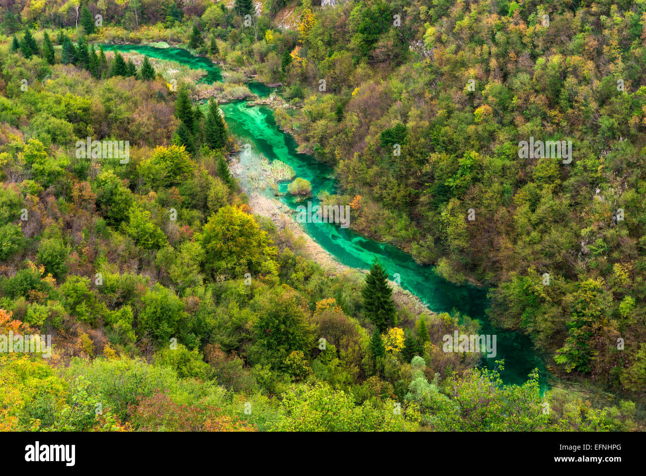 Korana River, Plitvice Lakes National Park, Croatia Stock Photo - Alamy