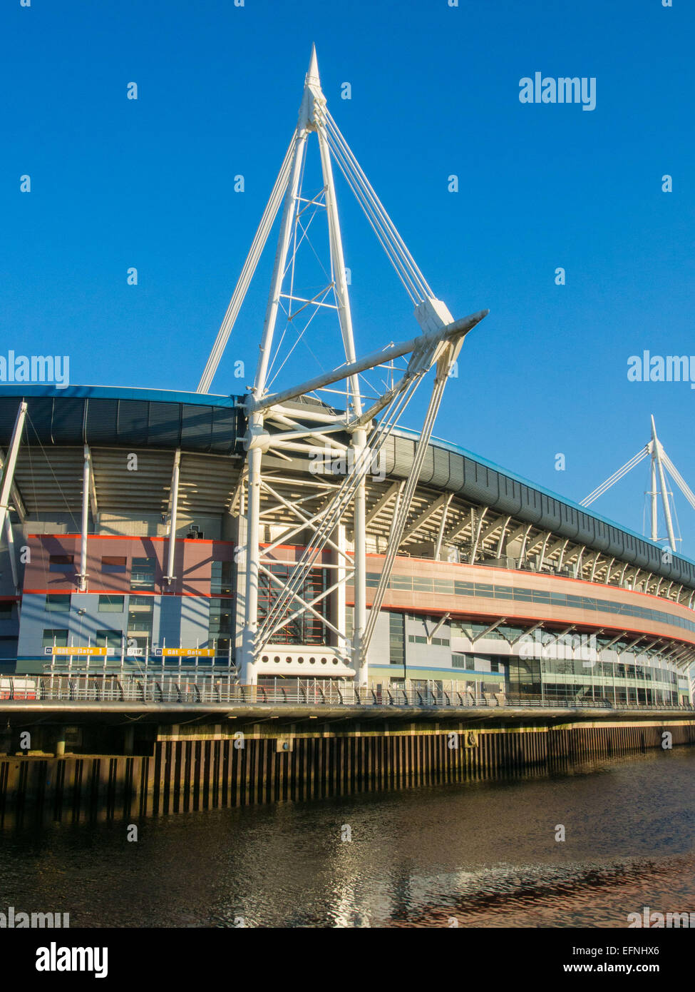 Millennium stadium cardiff construction hi-res stock photography and ...
