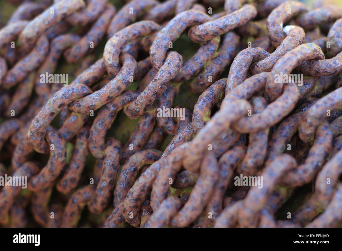 Rusty boat chains hi-res stock photography and images - Alamy