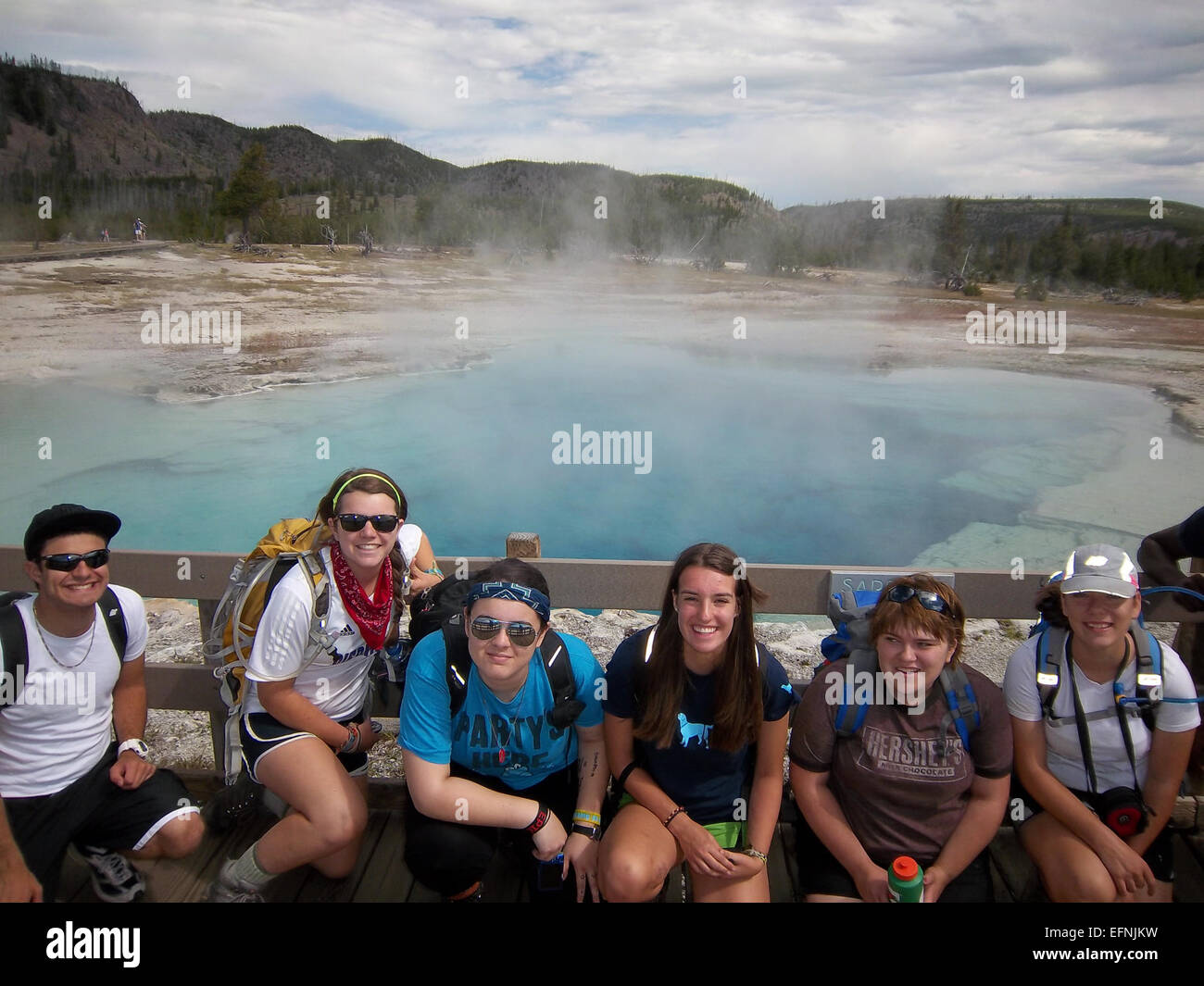 A photo from the 2nd aYCC (American Youth Conservation Corps) program in Yellowstone National ...