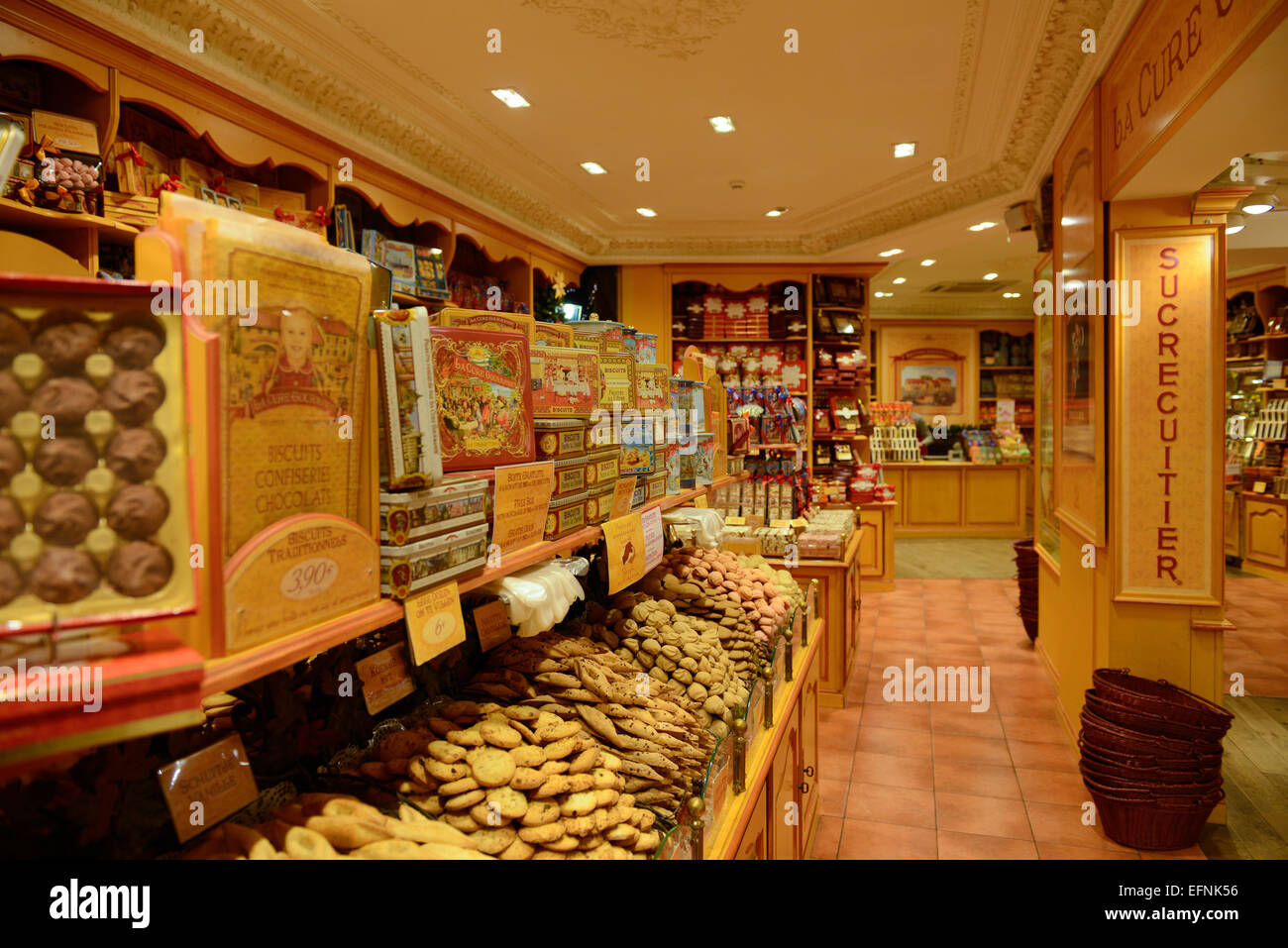 La Cure Gourmande Candy Shop in Brugge, Belgium Stock Photo - Alamy