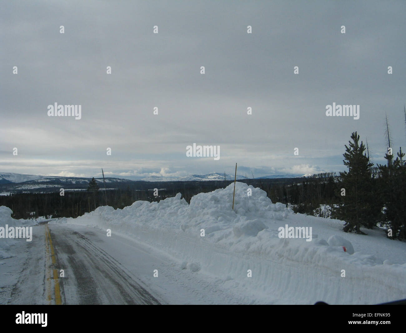 Craig Pass in Yellowstone National Park, Wyoming, captured during ...
