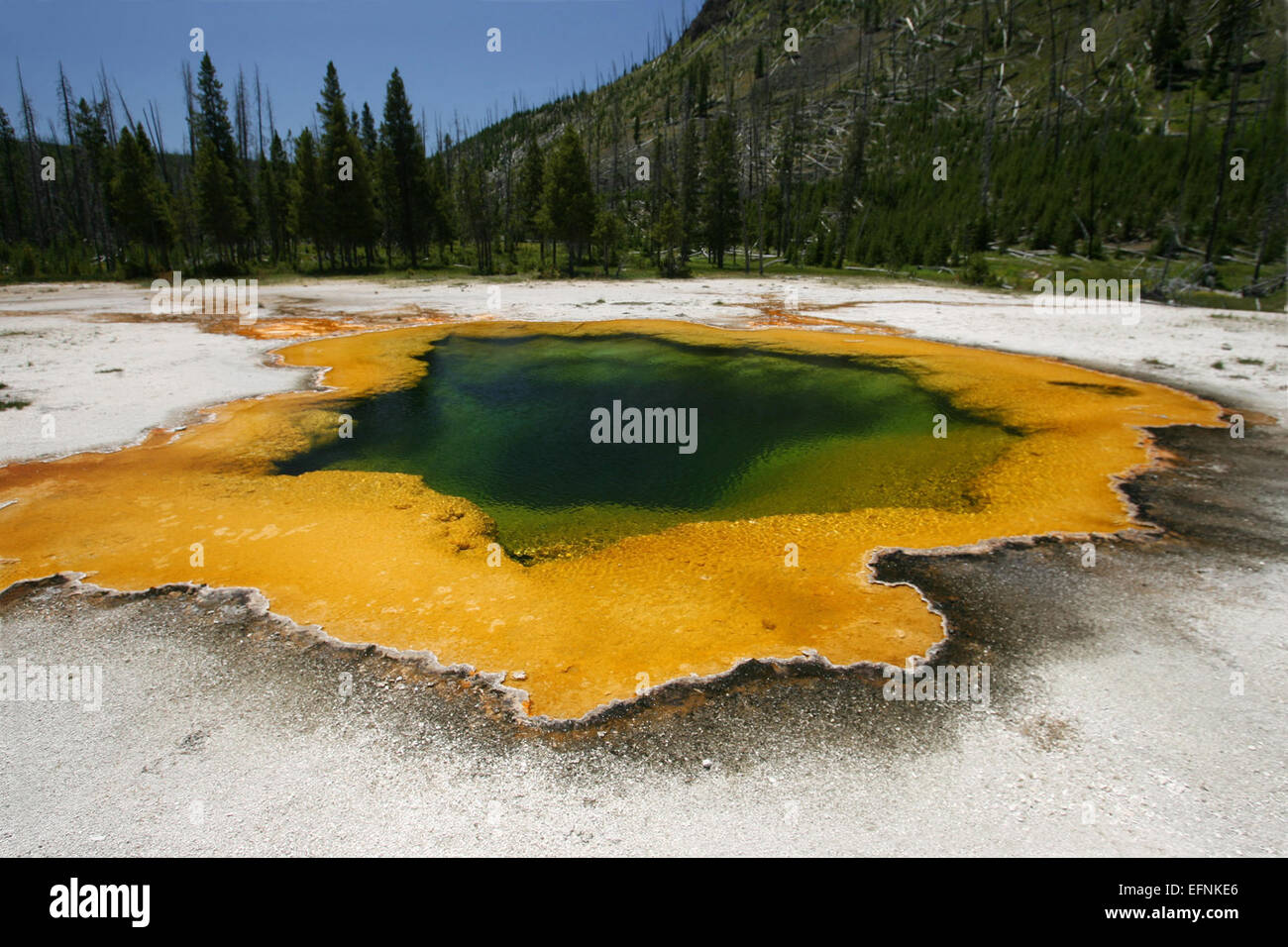 Emerald Pool in Black Sand Basin, Yellowstone National Park ...