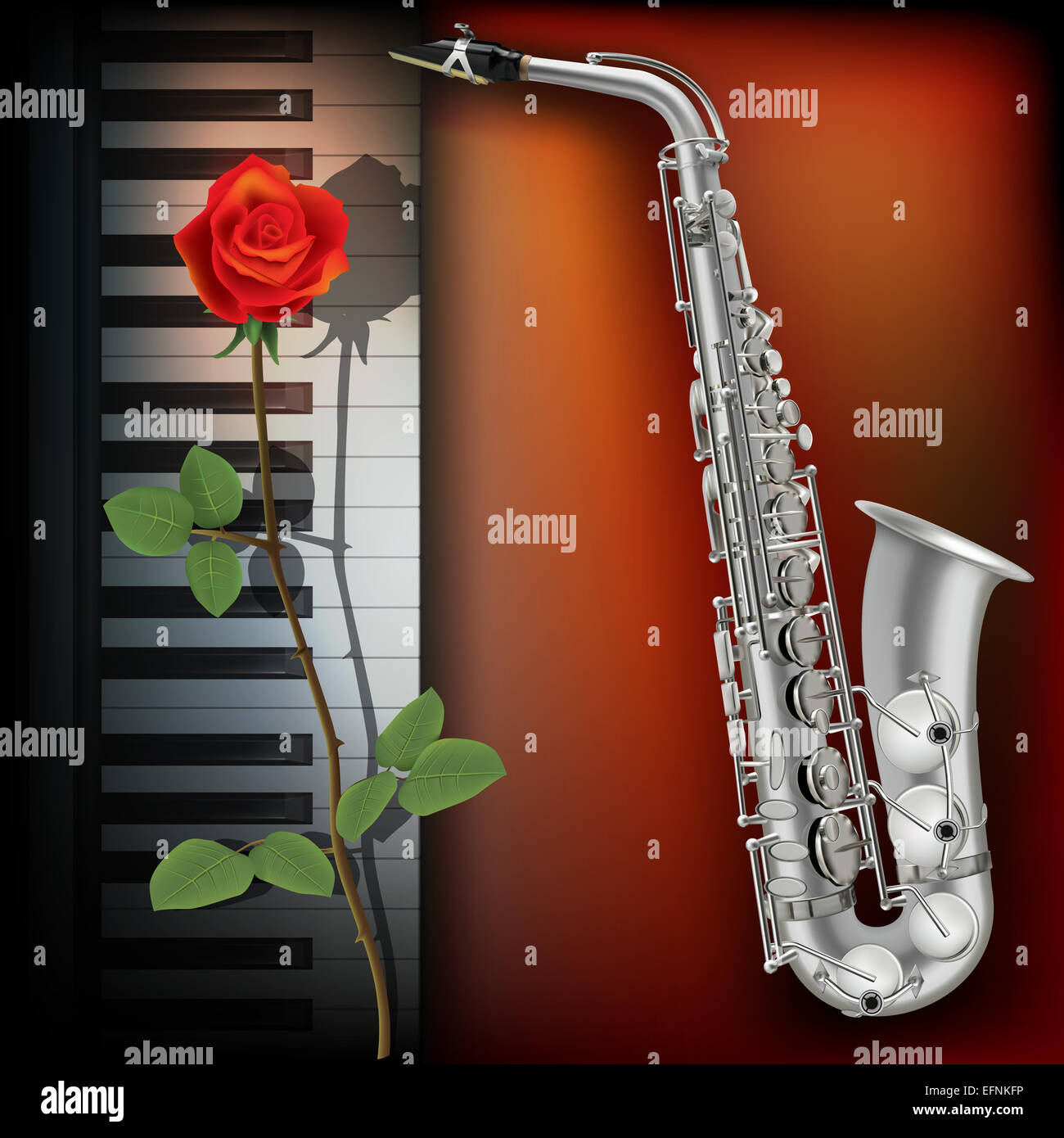 Saxophone Sax Painting High Resolution Stock Photography and Images - Alamy