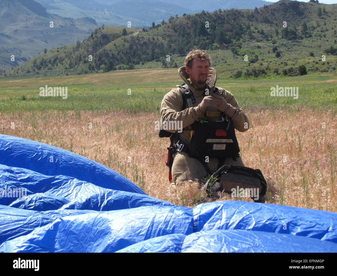A scenic image taken in Yellowstone National Park, capturing the ...