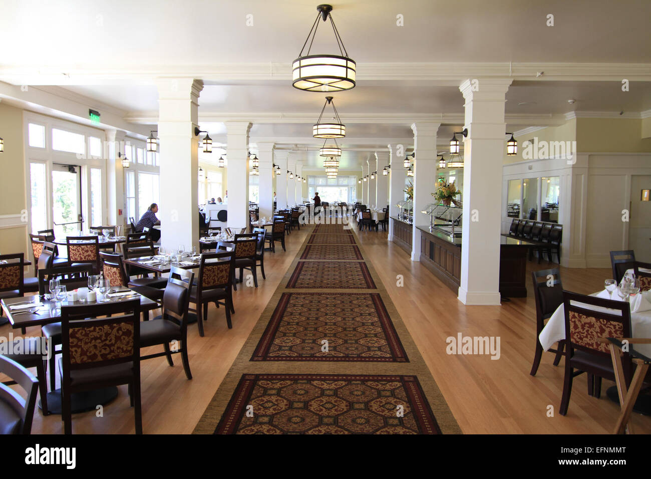 The Lake Hotel in Yellowstone National Park offers a classic dining ...