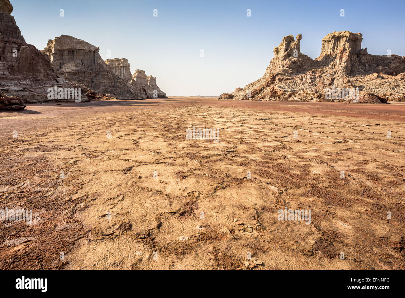 Danakil Depression desert near Dallol in Ethiopia Stock Photo - Alamy
