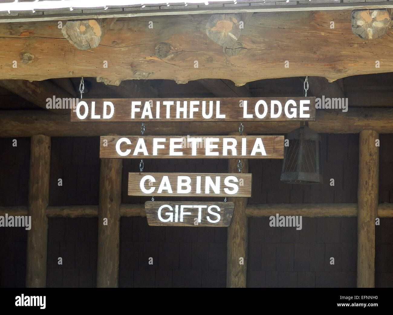 Old faithful lodge sign hi-res stock photography and images - Alamy