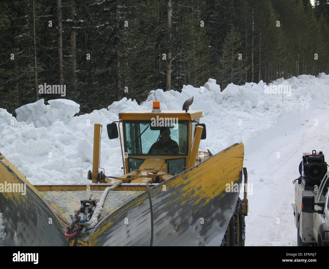 This image depicts the opening of Craig Pass in Yellowstone National ...
