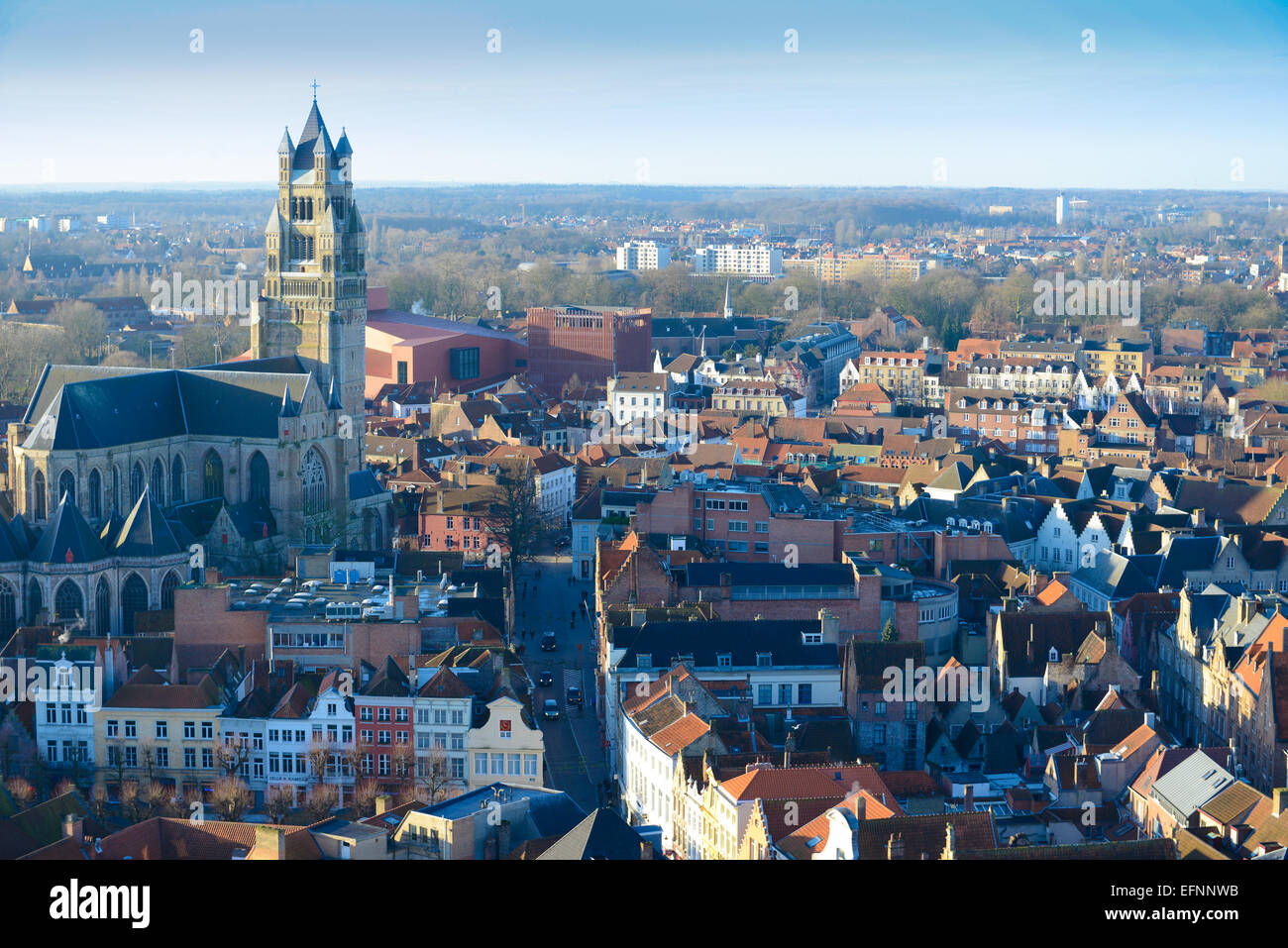 Bruges brugge panorama medieval hi-res stock photography and images - Alamy