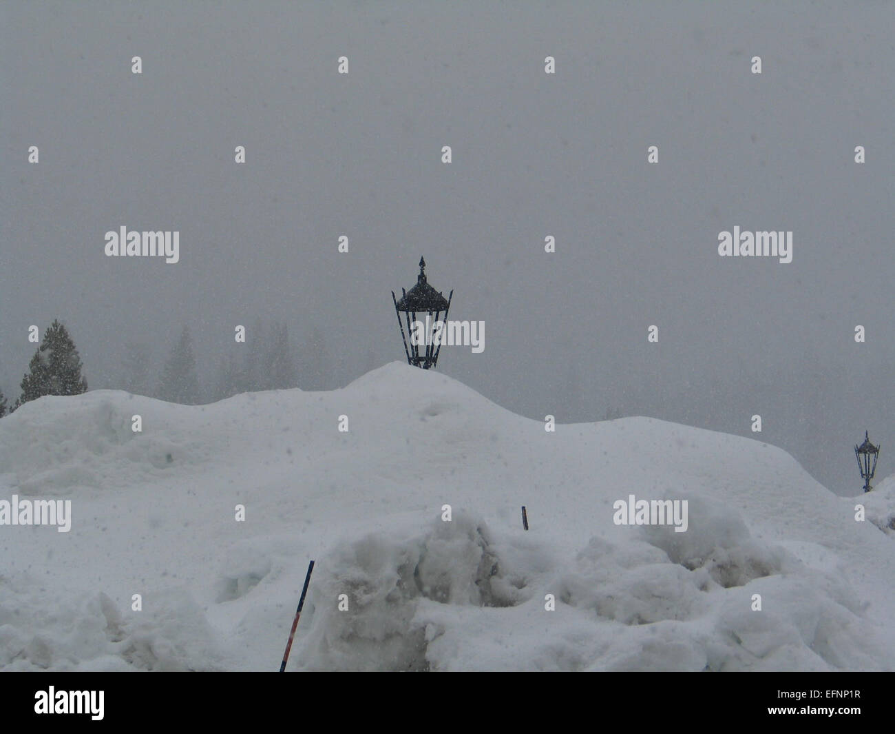 In Spring 2011, Davey Wyatt captured this image of snow piling up to ...