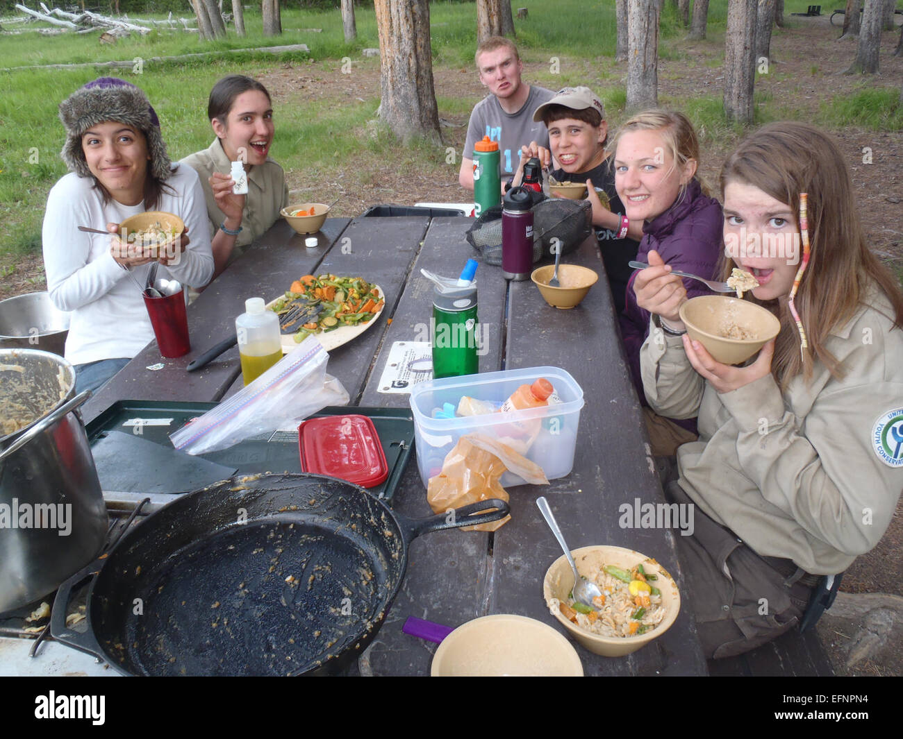 The YCC (Youth Conservation Corps) 2012 First Program, presented in this photo, highlights the ...