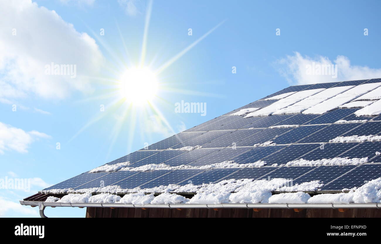 Solar panel cleaning system hi-res stock photography and images - Alamy
