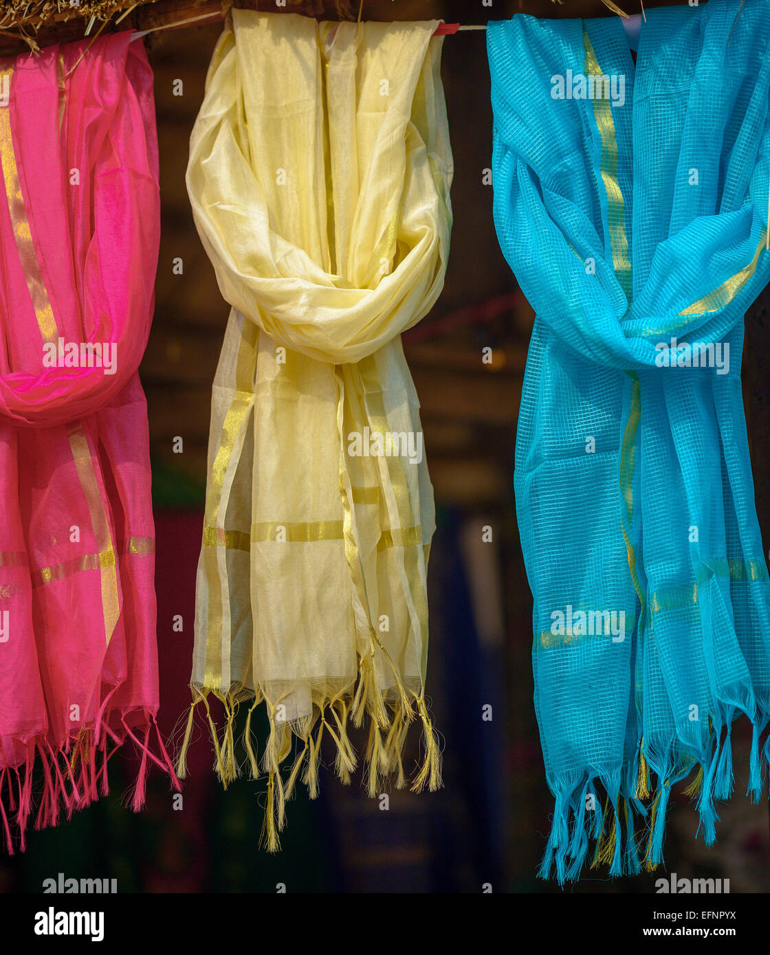Indian scarves hi-res stock photography and images - Alamy