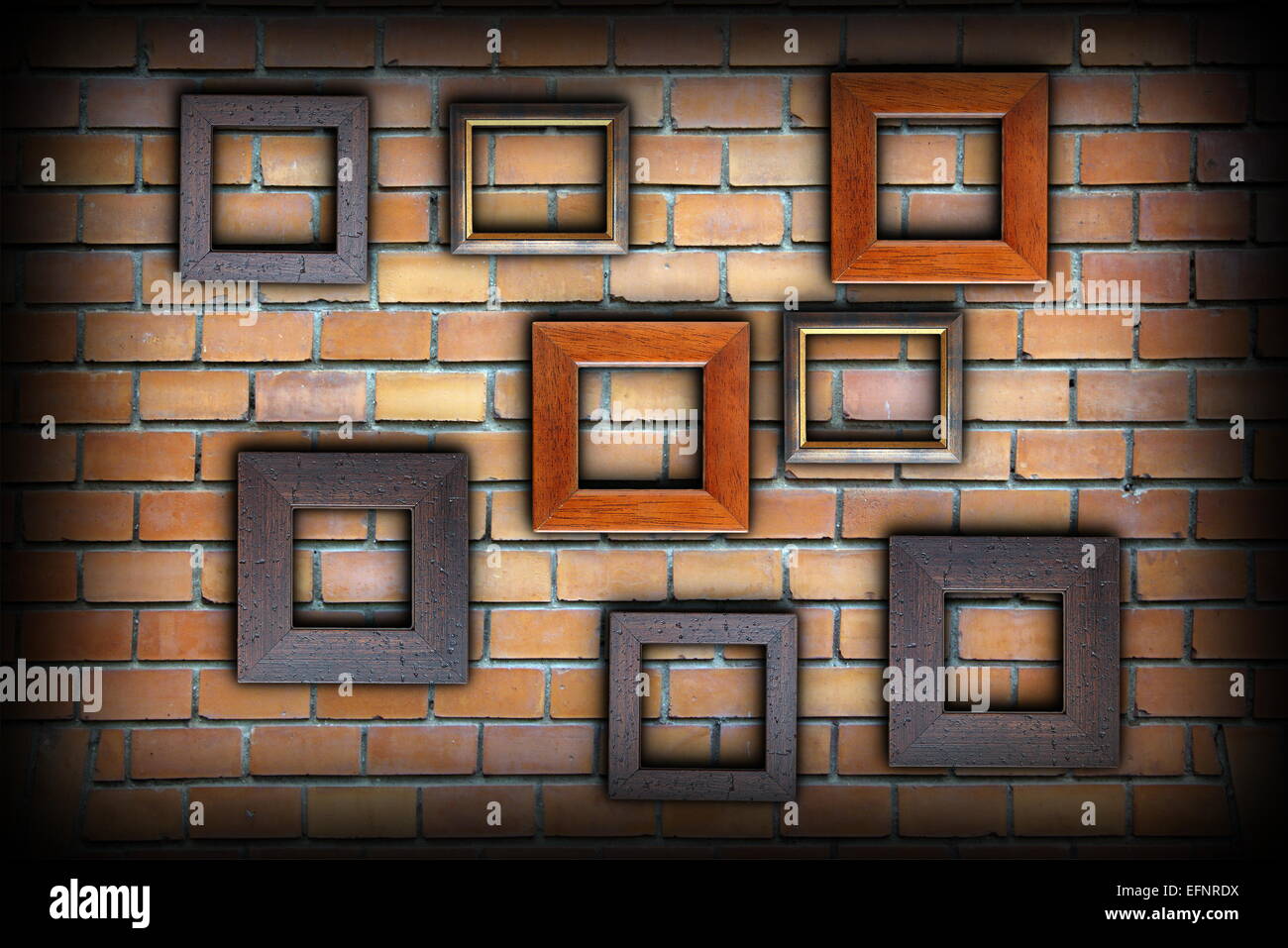 Empty picture frames wall hi-res stock photography and images - Alamy