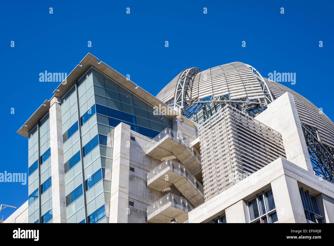 The San Diego Central Library building in downtown San Diego ...