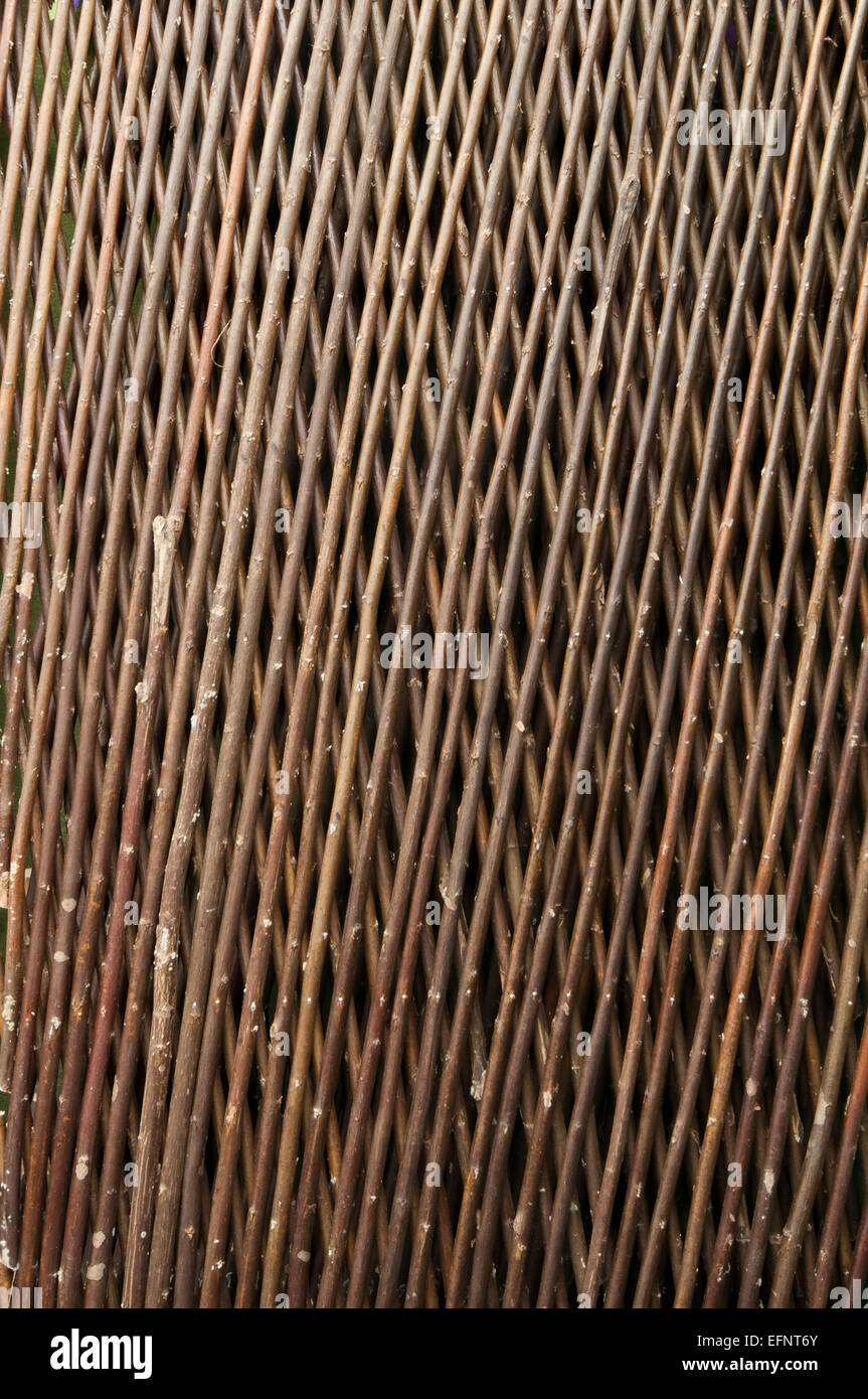 Willow fence hi-res stock photography and images - Alamy