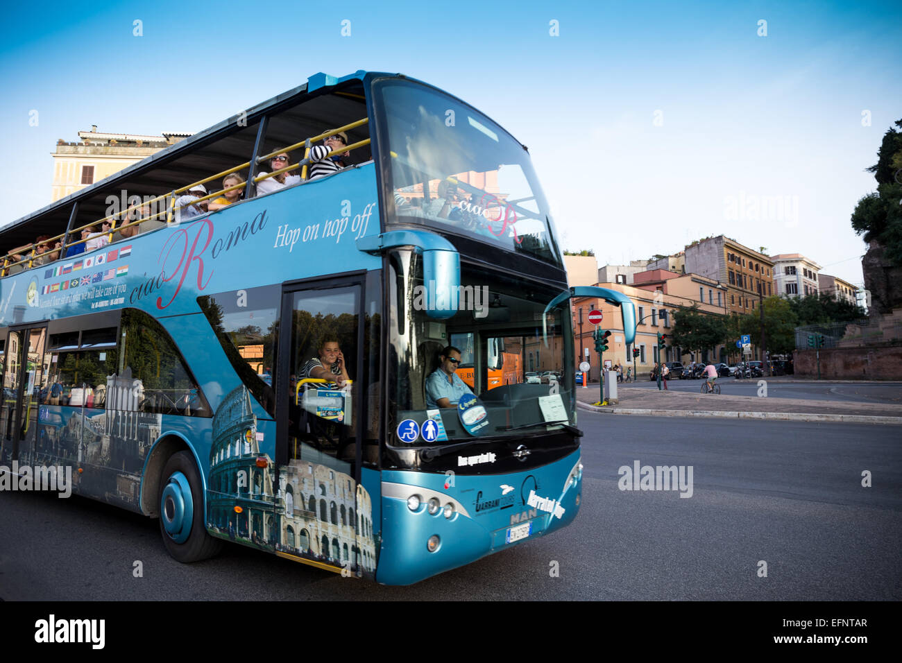 Vatican City, Rome, Italy sightseeing bus Stock Photo - Alamy