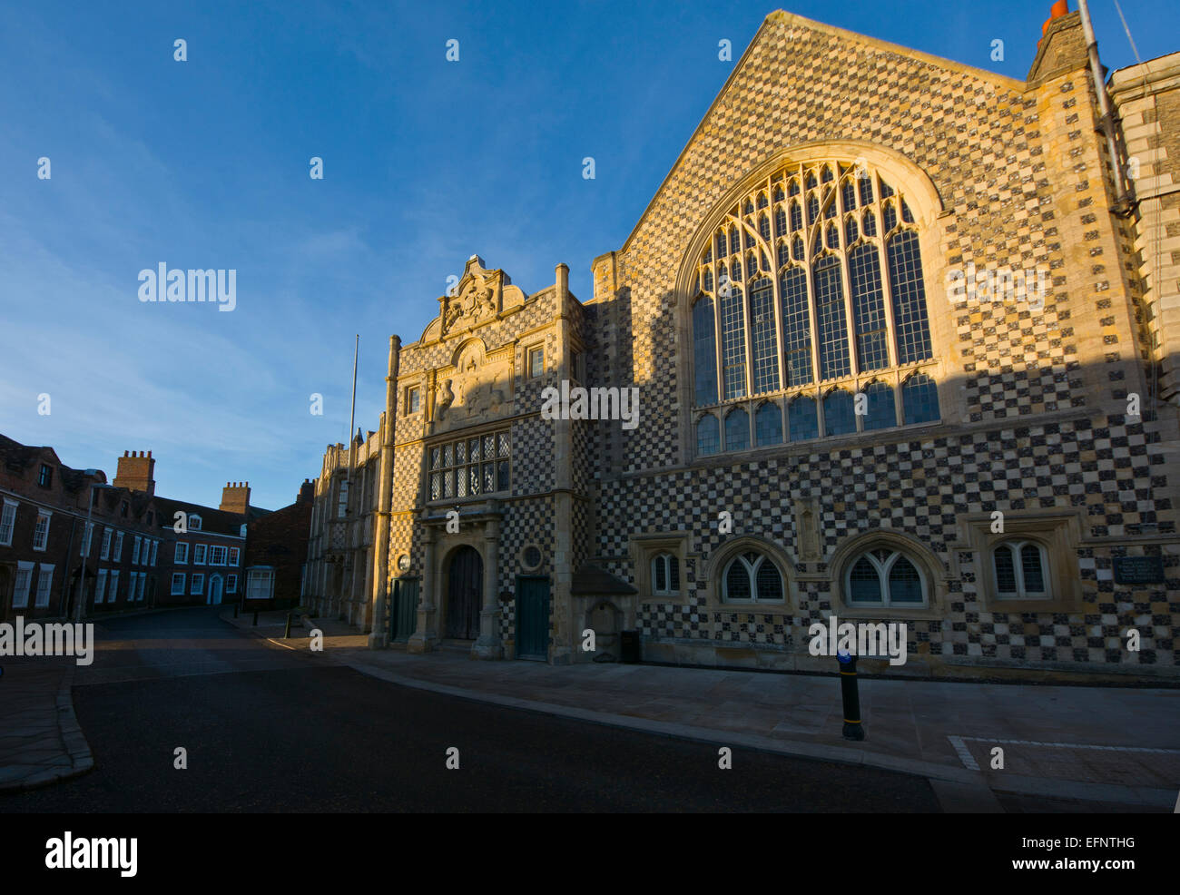 The Town Hall and Trinity Guildhall Old Gaol House Stock Photo - Alamy