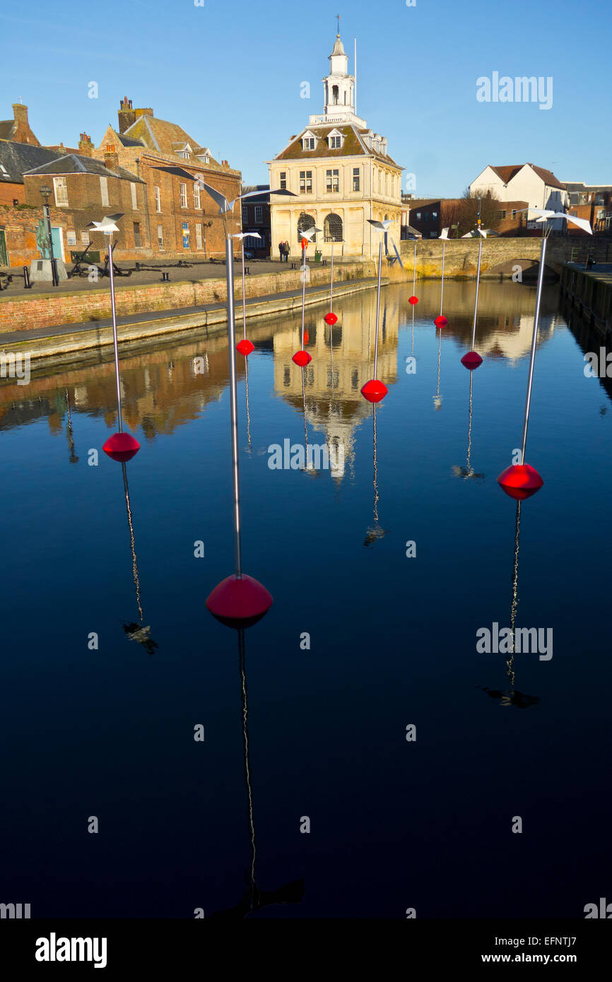 Rock Around the Fleet art instillation Outer Purfleet dock quay Old ...