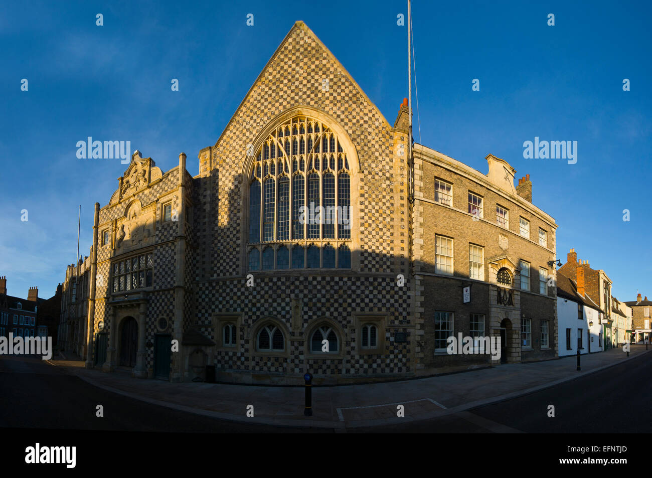 The Town Hall and Trinity Guildhall Old Gaol House Stock Photo - Alamy