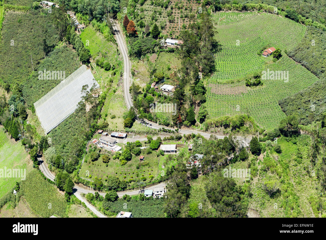 Aerial shot beautiful agricultural field hi-res stock photography and ...