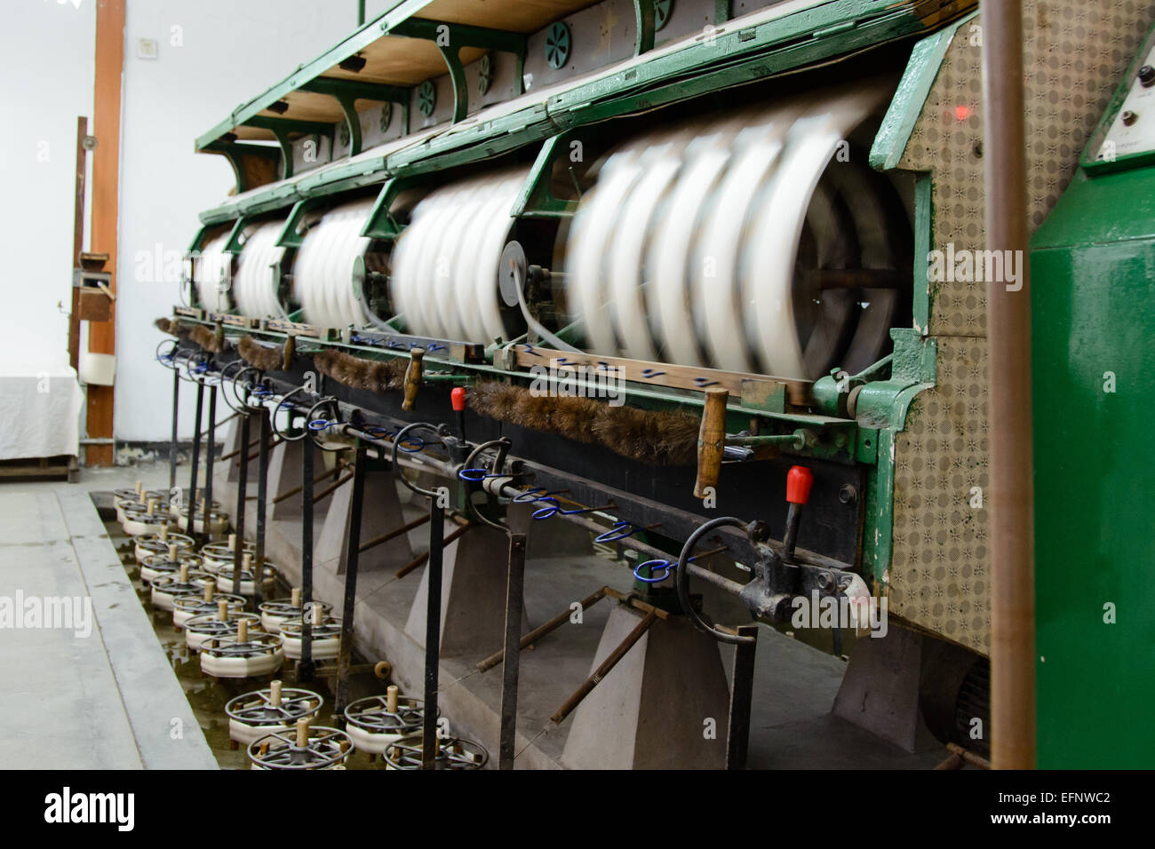 Spinning silk in a factory in Suzhou, China Stock Photo, Royalty Free ...