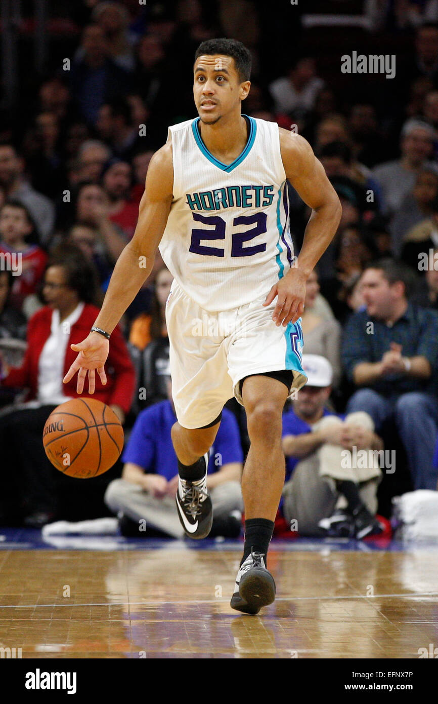 February 7, 2015: Charlotte Hornets guard Brian Roberts (22) in action ...