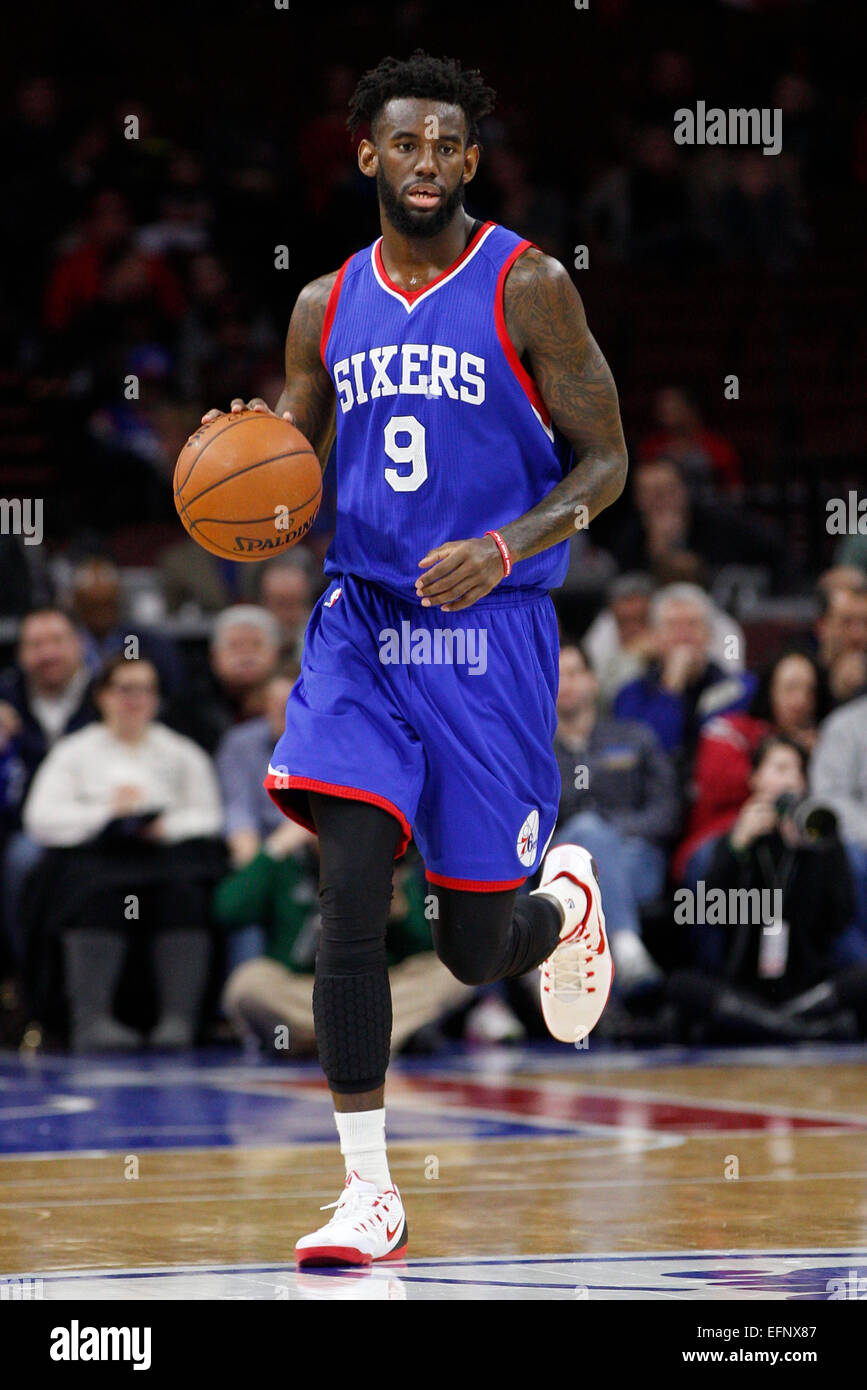February 7, 2015: Philadelphia 76ers guard JaKarr Sampson (9) in action ...