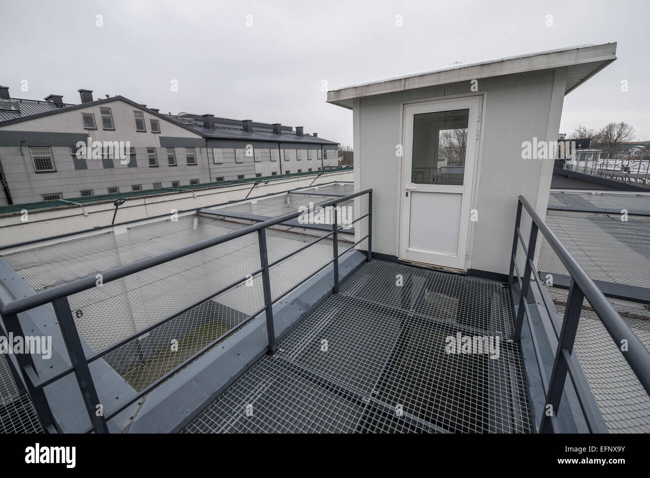 Open prison yard hi-res stock photography and images - Alamy