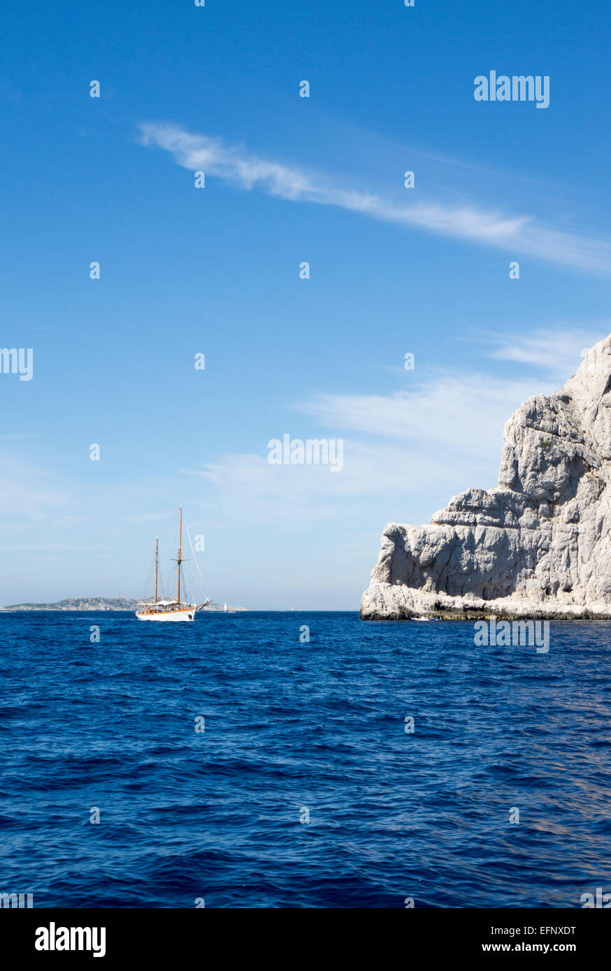 Sailing ship, mediterranean sea Stock Photo - Alamy