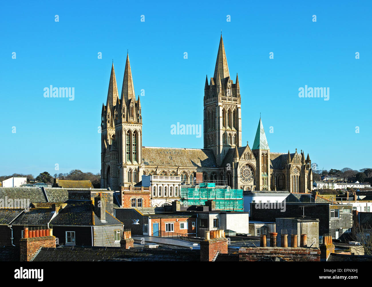 Truro cathedral truro city cornwall hi-res stock photography and images ...