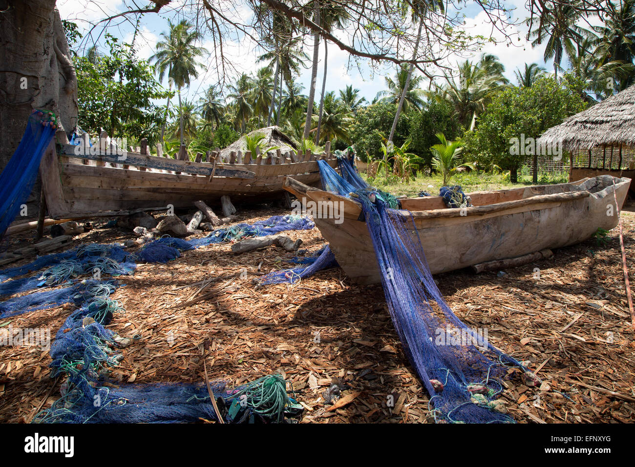 Drying fishing nets hi-res stock photography and images - Alamy