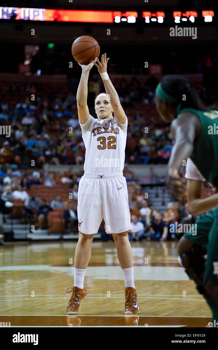 Tx. 08th Feb, 2015. Texas Longhorns Brady Sanders #32 in action during ...