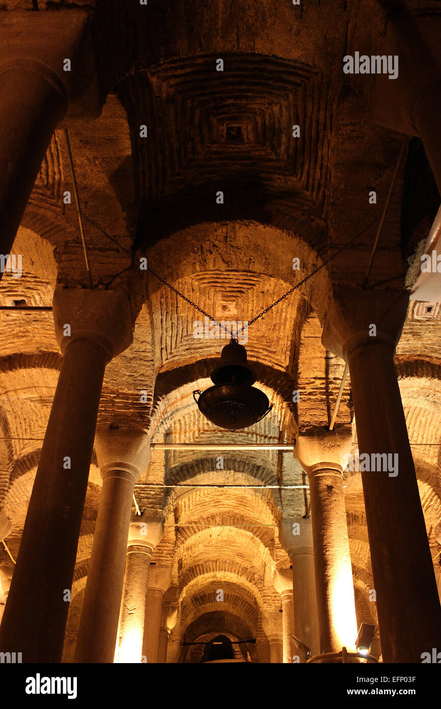 The Cistern of Philoxenos or Binbirdirek Cistern, a man-made ...