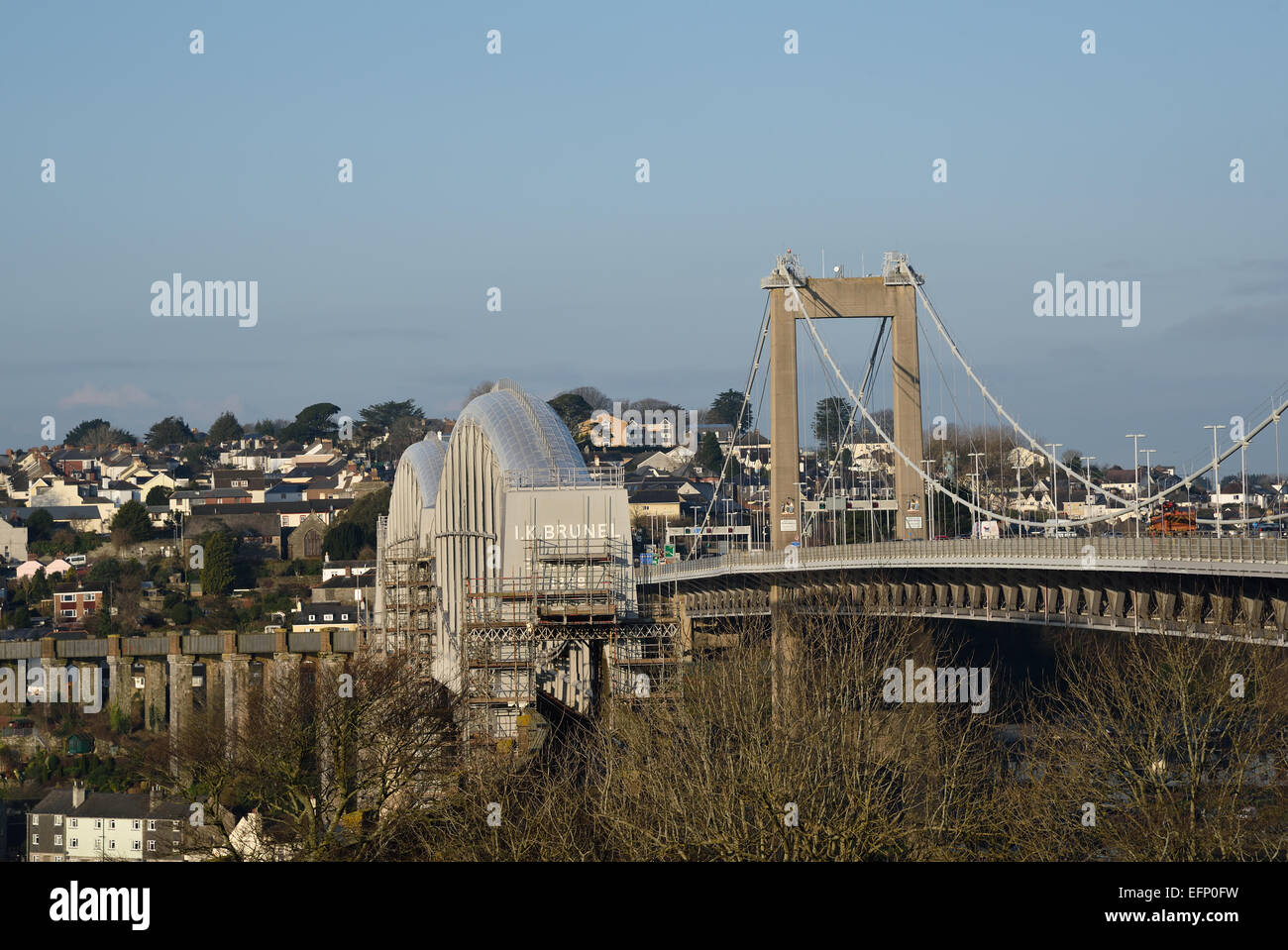 Tamar rail bridge hi-res stock photography and images - Alamy