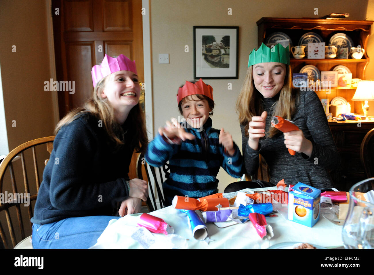 Christmas cracker hats hi-res stock photography and images - Alamy