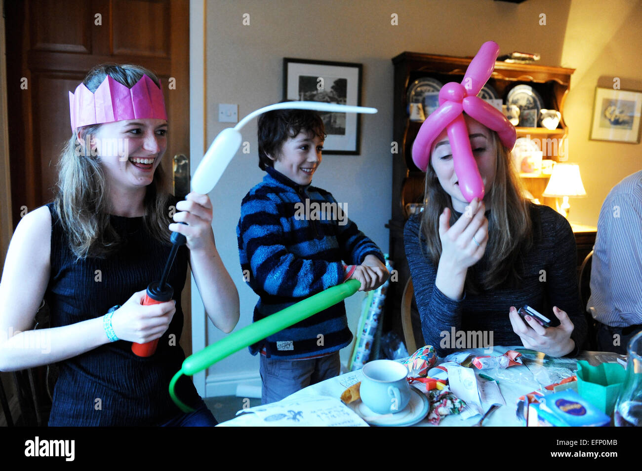 Christmas cracker hats hi-res stock photography and images - Alamy