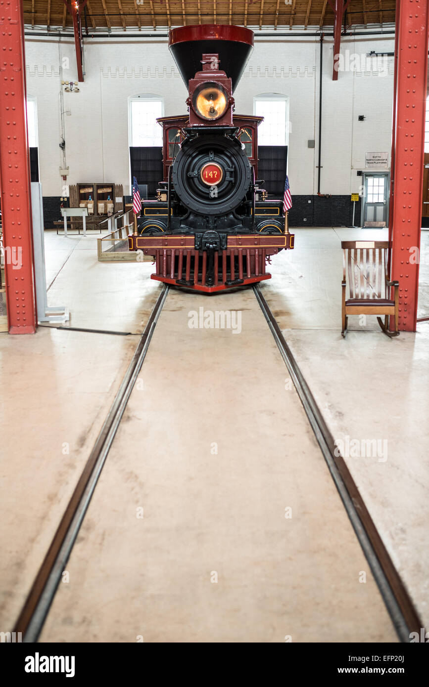 BALTIMORE, Maryland - The B&O Railroad Museum in Mount Clare in ...