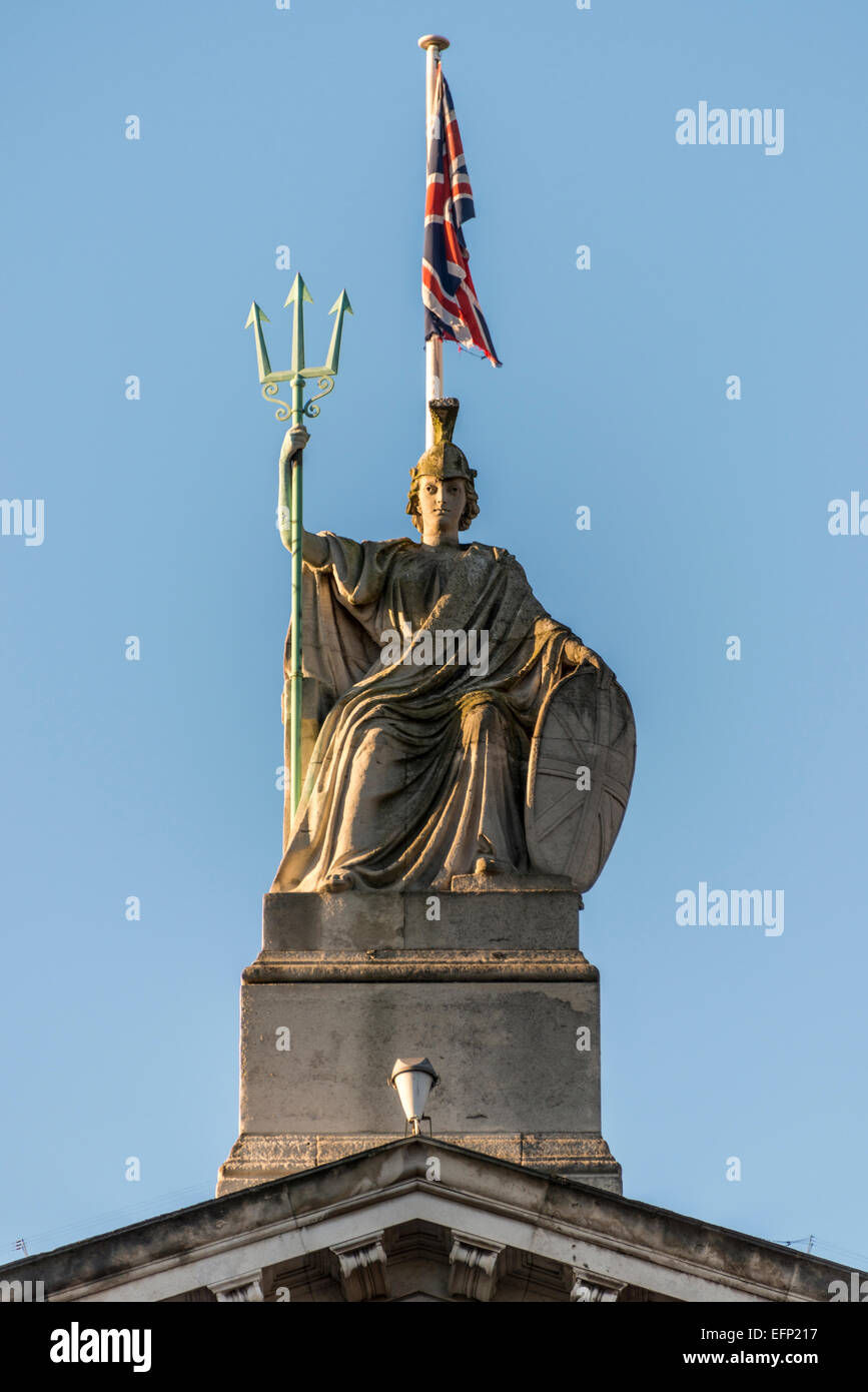 The statue of britannia hi-res stock photography and images - Alamy