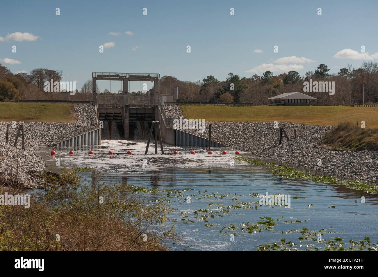 Moss Bluff Spillway Dam located in Marion County Florida and operated ...
